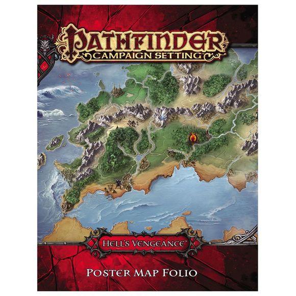 Paizo | Games | Pathfinder Campaign Setting Hells Vengeance Poster Map ...
